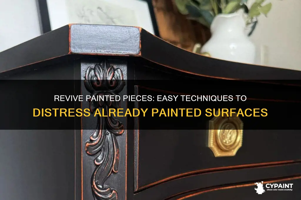 Revive Painted Pieces: Easy Techniques To Distress Already Painted ...