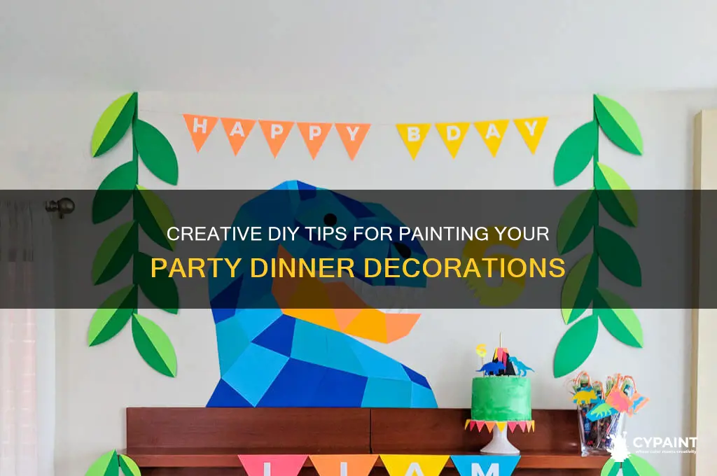 Creative Diy Tips For Painting Your Party Dinner Decorations | CyPaint