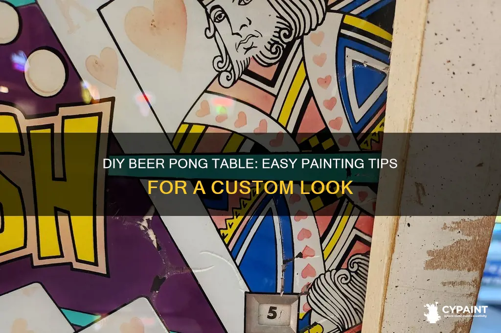 Diy Beer Pong Table: Easy Painting Tips For A Custom Look | CyPaint