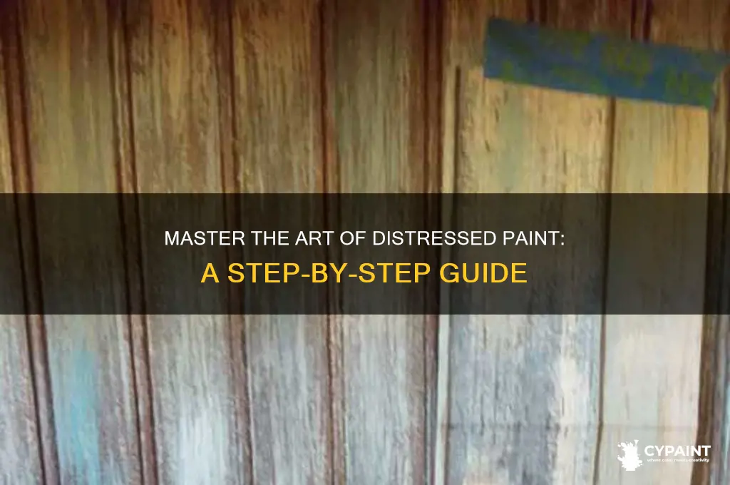 Master The Art Of Distressed Paint: A Step-By-Step Guide | CyPaint