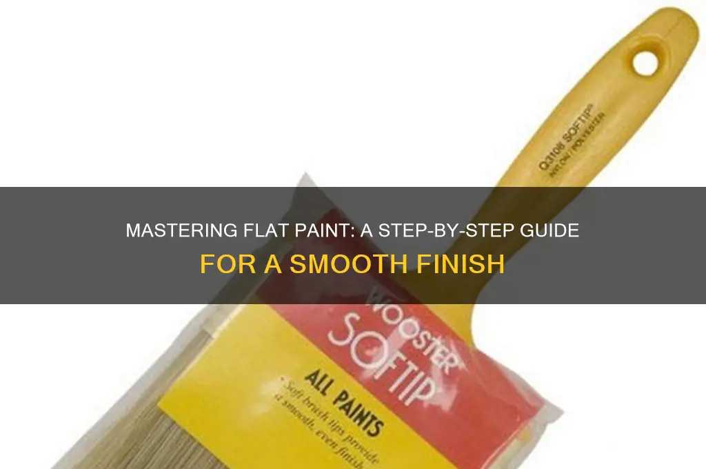 Mastering Flat Paint: A Step-By-Step Guide For A Smooth Finish | CyPaint