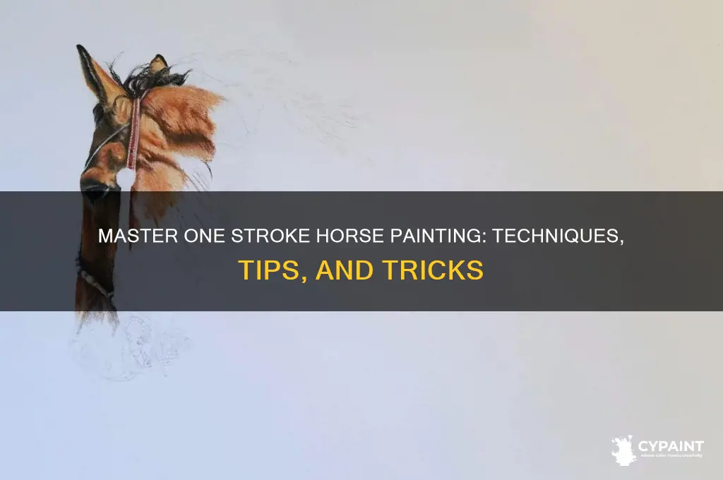 Master One Stroke Horse Painting: Techniques, Tips, And Tricks | CyPaint