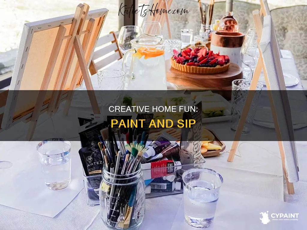 Creative Home Fun: Paint And Sip | CyPaint