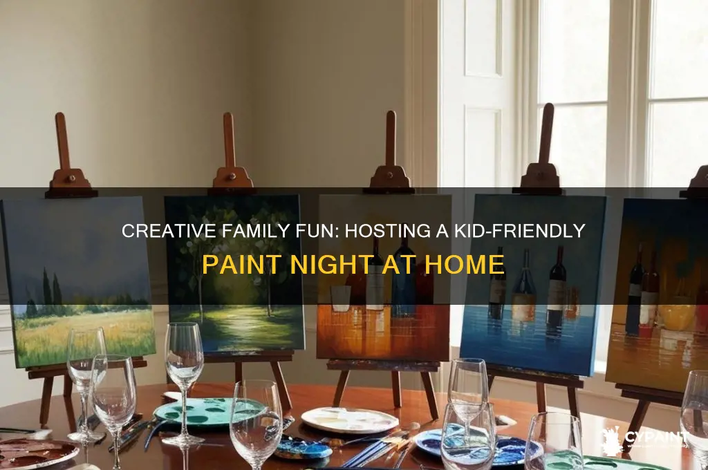 Creative Family Fun: Hosting A Kid-Friendly Paint Night At Home | CyPaint