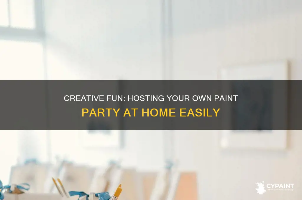 Creative Fun: Hosting Your Own Paint Party At Home Easily | CyPaint