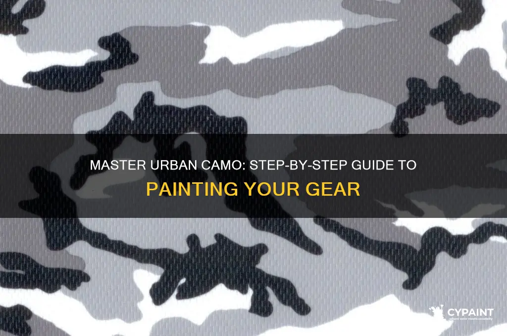 Master Urban Camo: Step-By-Step Guide To Painting Your Gear | CyPaint