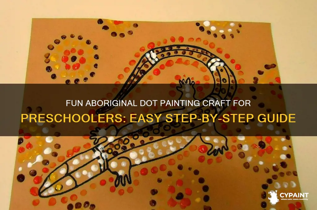 Fun Aboriginal Dot Painting Craft For Preschoolers: Easy Step-By-Step ...