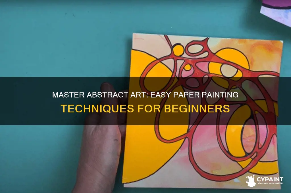 Master Abstract Art: Easy Paper Painting Techniques For Beginners | CyPaint