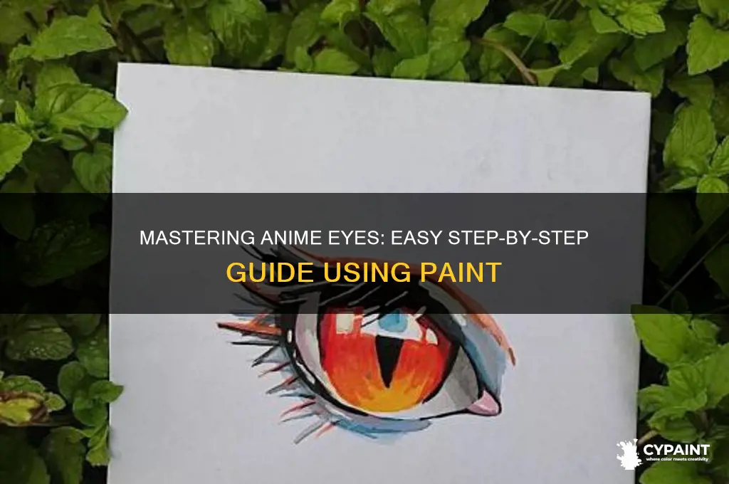 Mastering Anime Eyes: Easy Step-By-Step Guide Using Paint | CyPaint