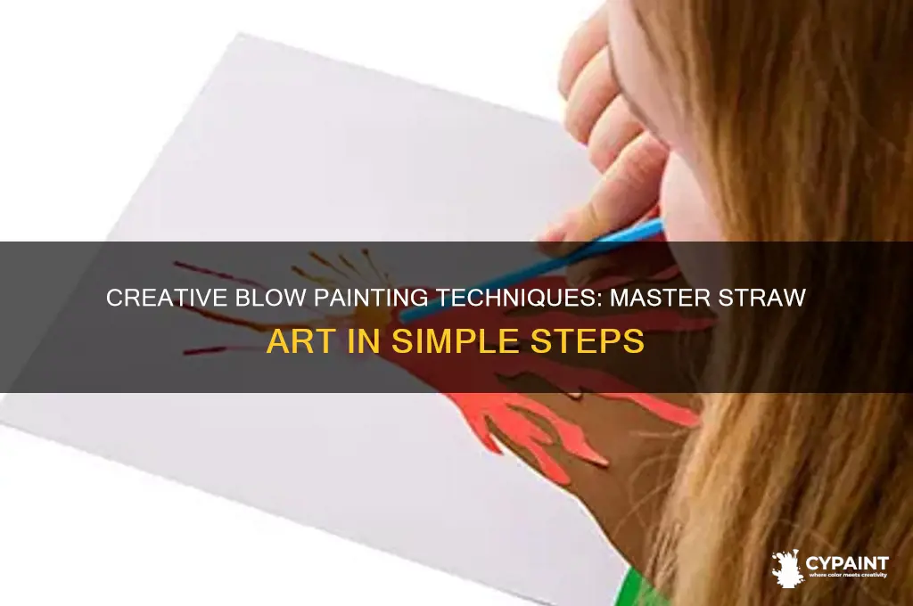 Creative Blow Painting Techniques: Master Straw Art In Simple Steps ...