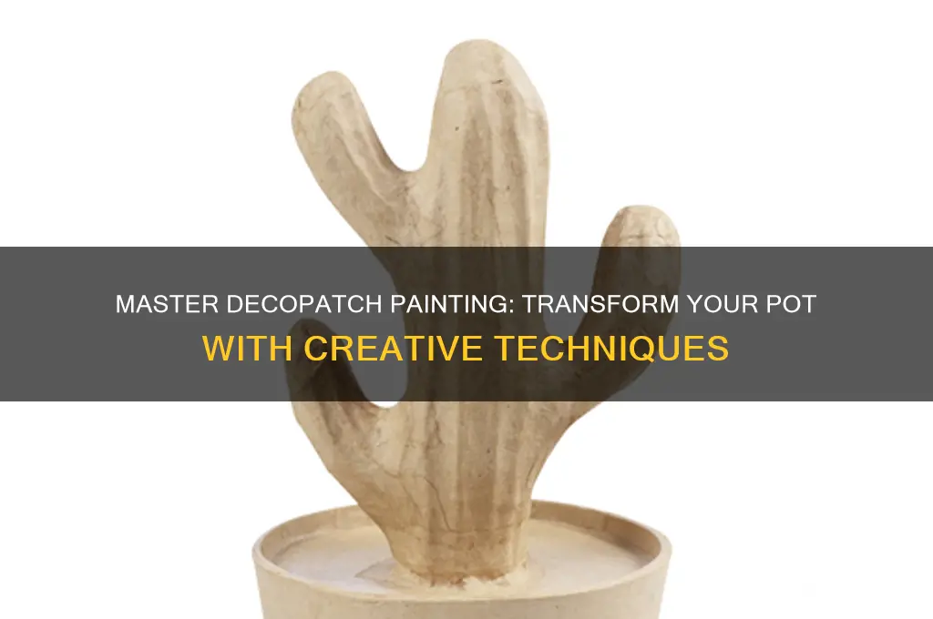 Master Decopatch Painting: Transform Your Pot With Creative Techniques ...