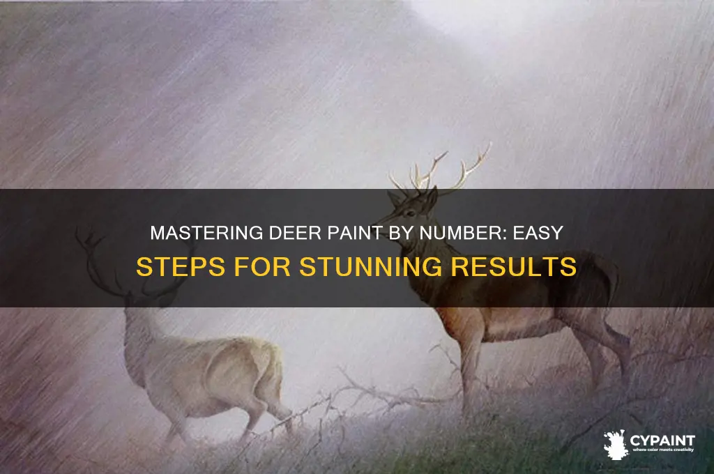 Mastering Deer Paint By Number: Easy Steps For Stunning Results | CyPaint