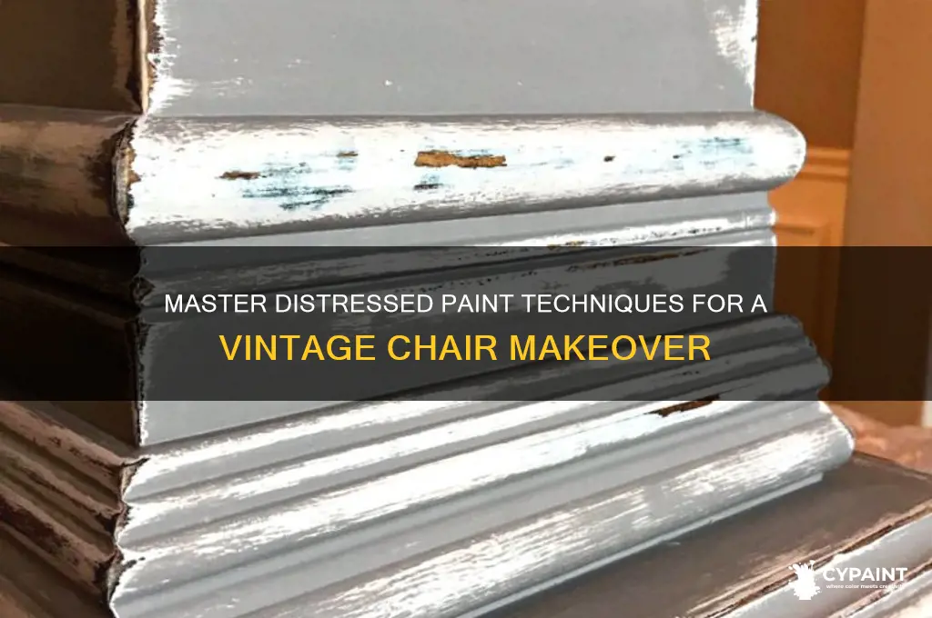Master Distressed Paint Techniques For A Vintage Chair Makeover | CyPaint
