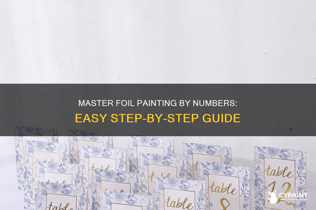 Master Foil Painting By Numbers: Easy Step-By-Step Guide | CyPaint