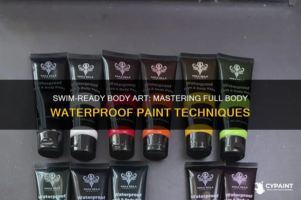 Swim-Ready Body Art: Mastering Full Body Waterproof Paint Techniques ...