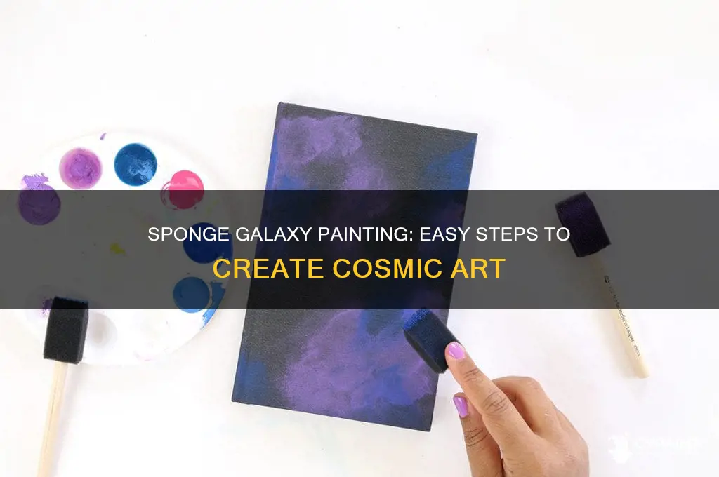 Sponge Galaxy Painting: Easy Steps To Create Cosmic Art | CyPaint