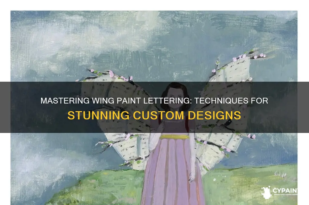 Mastering Wing Paint Lettering: Techniques For Stunning Custom Designs ...