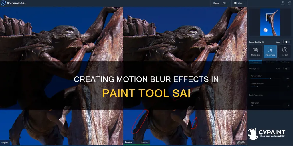 Creating Motion Blur Effects In Paint Tool Sai | CyPaint