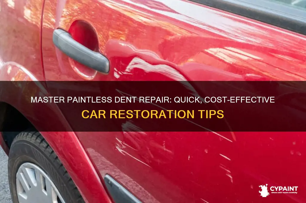 Master Paintless Dent Repair: Quick, Cost-Effective Car Restoration ...