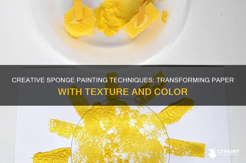 Creative Sponge Painting Techniques: Transforming Paper With Texture ...