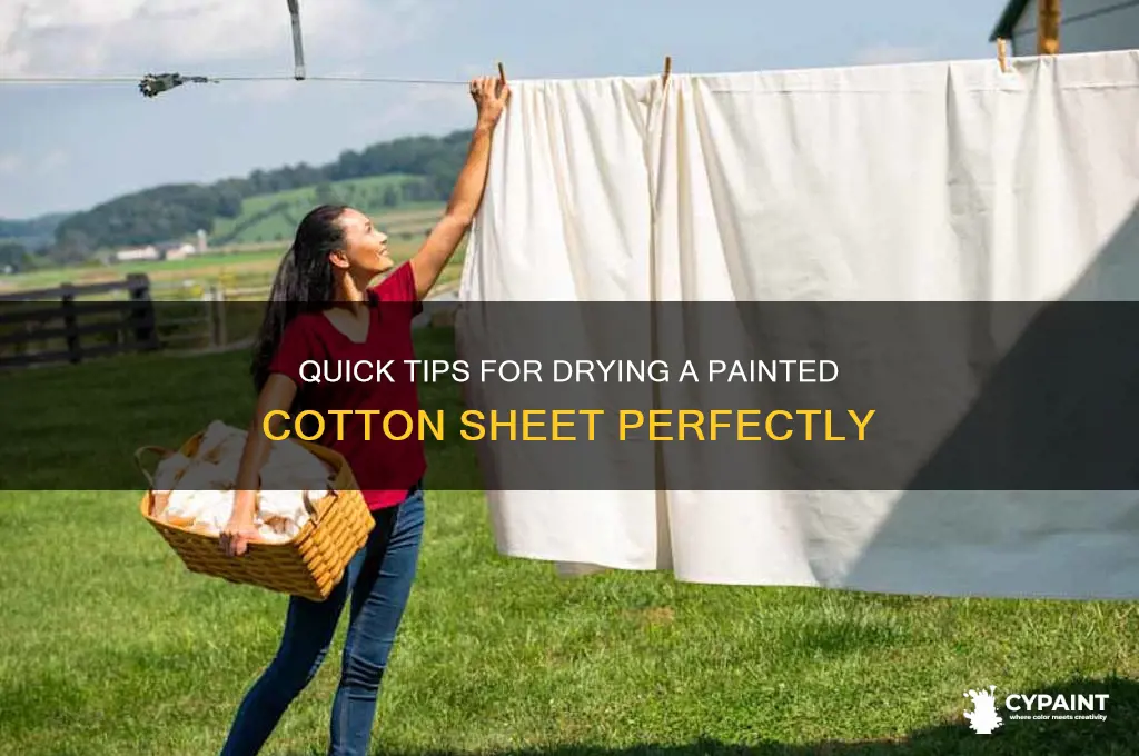 Quick Tips For Drying A Painted Cotton Sheet Perfectly | CyPaint