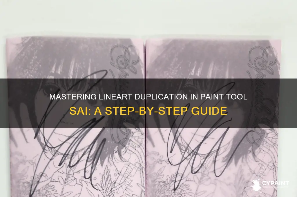 Mastering Lineart Duplication In Paint Tool Sai: A Step-By-Step Guide ...