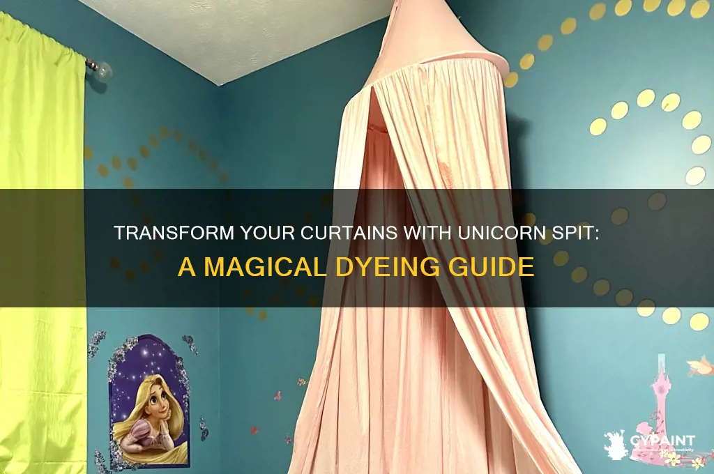 Transform Your Curtains With Unicorn Spit: A Magical Dyeing Guide | CyPaint
