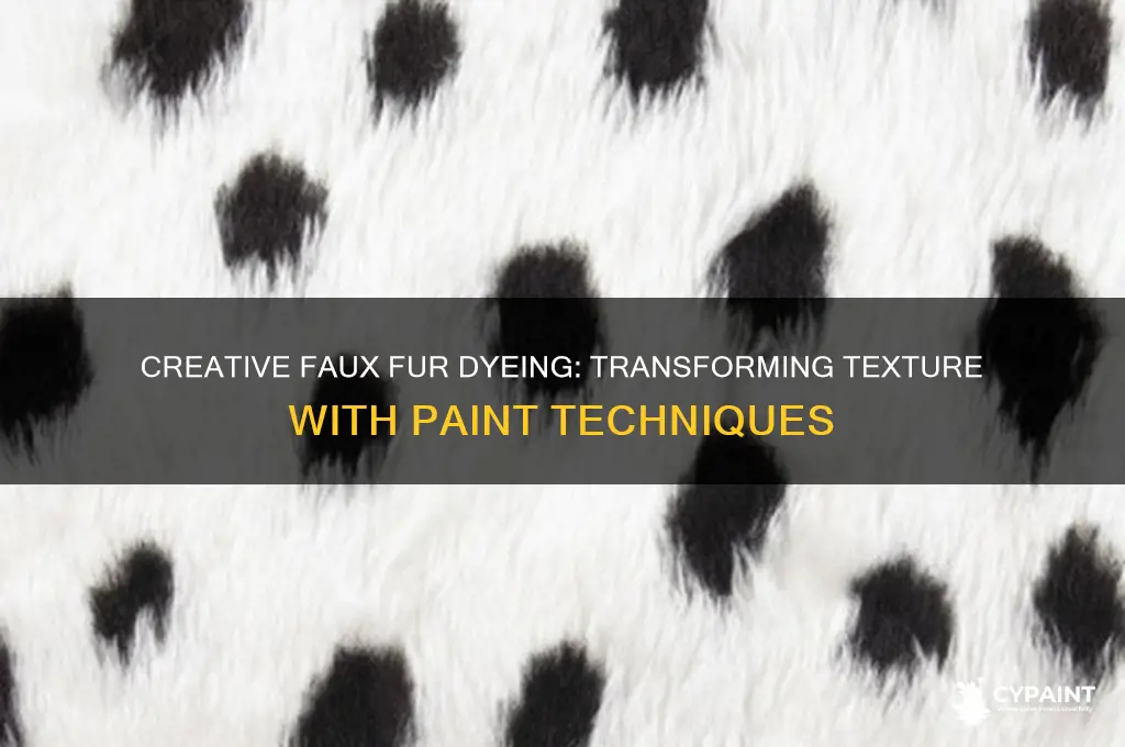 Creative Faux Fur Dyeing: Transforming Texture With Paint Techniques ...