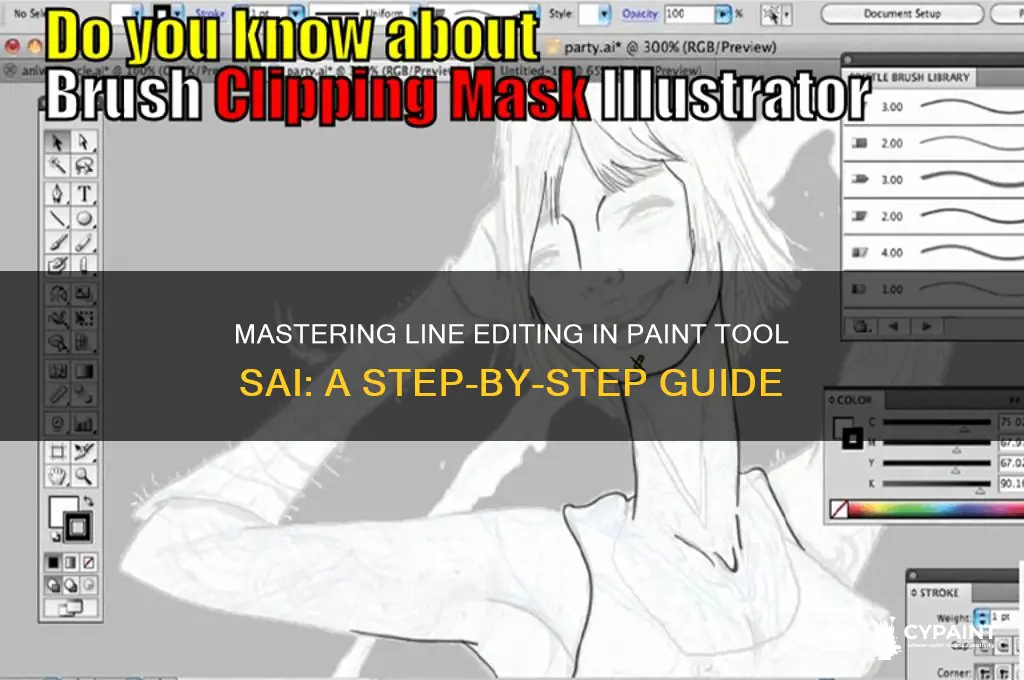 Mastering Line Editing In Paint Tool Sai: A Step-By-Step Guide | CyPaint