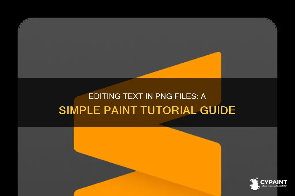 Editing Text In Png Files: A Simple Paint Tutorial Guide | CyPaint