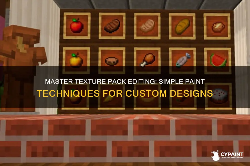 Master Texture Pack Editing: Simple Paint Techniques For Custom Designs ...