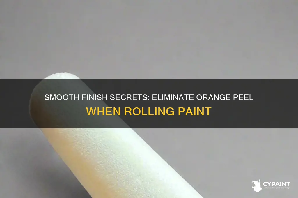 Smooth Finish Secrets: Eliminate Orange Peel When Rolling Paint | CyPaint
