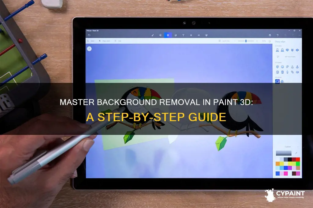 Master Background Removal In Paint 3D: A Step-By-Step Guide | CyPaint