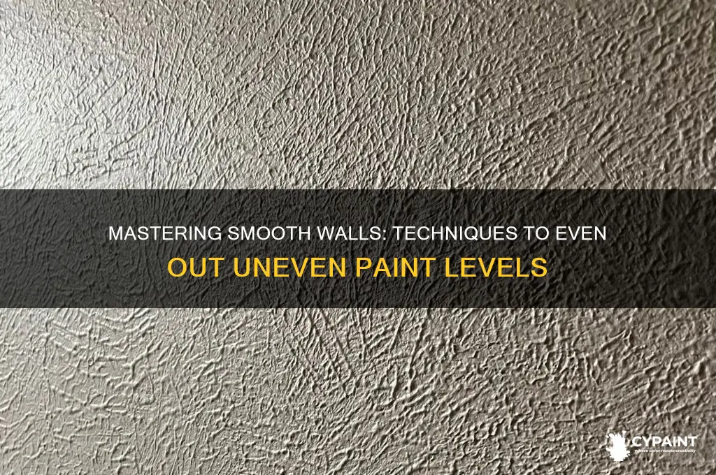 Mastering Smooth Walls: Techniques To Even Out Uneven Paint Levels ...