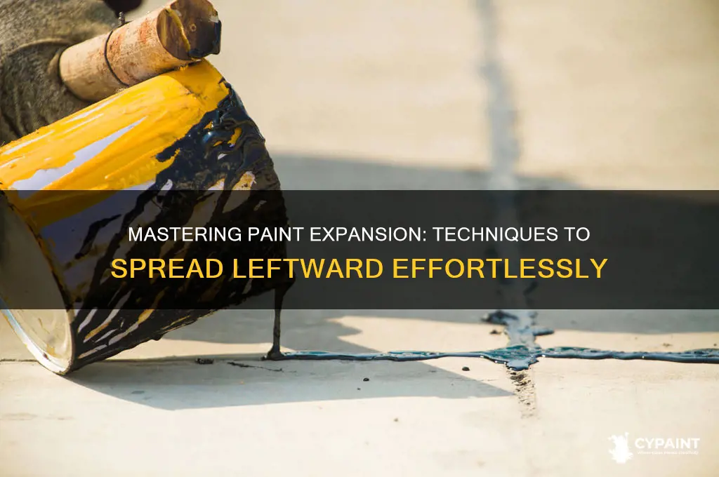 Mastering Paint Expansion: Techniques To Spread Leftward Effortlessly ...