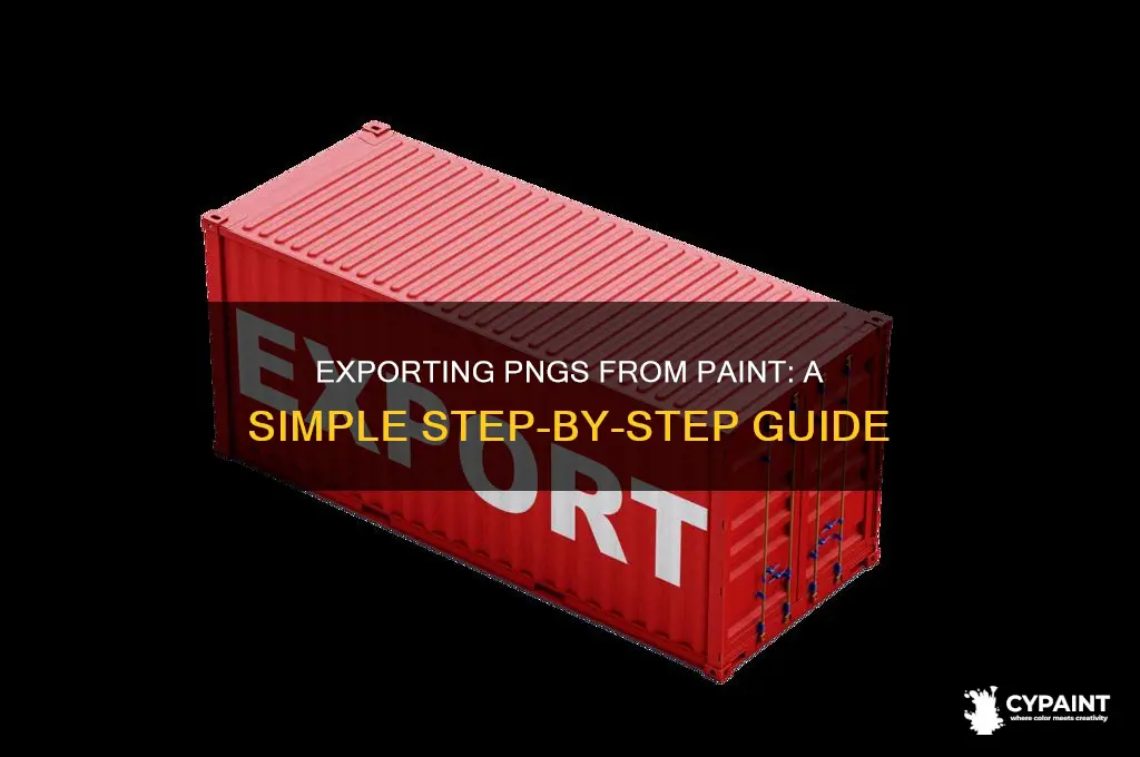 Exporting Pngs From Paint: A Simple Step-By-Step Guide | CyPaint