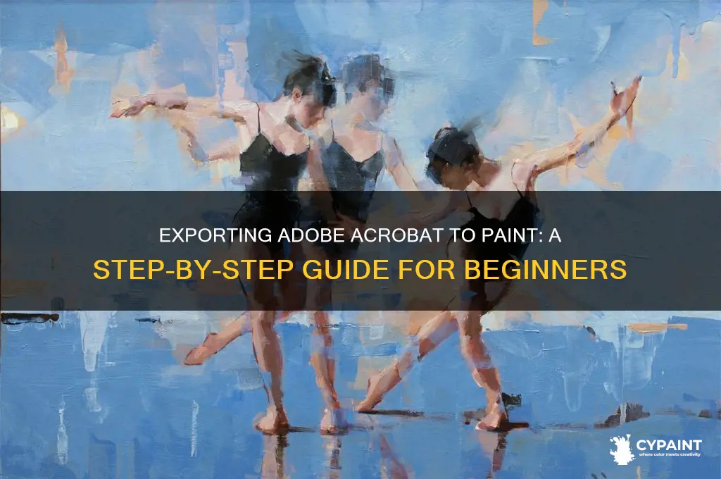 Exporting Adobe Acrobat To Paint: A Step-By-Step Guide For Beginners ...