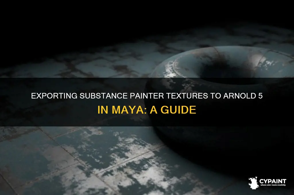 Exporting Substance Painter Textures To Arnold 5 In Maya: A Guide | CyPaint