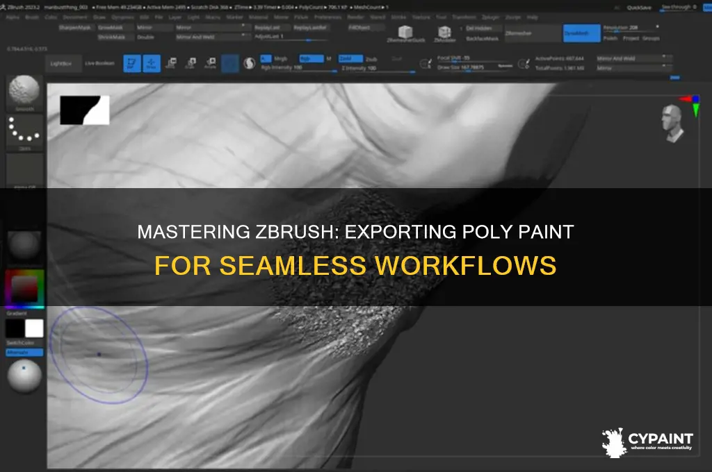 Mastering Zbrush: Exporting Poly Paint For Seamless Workflows | CyPaint