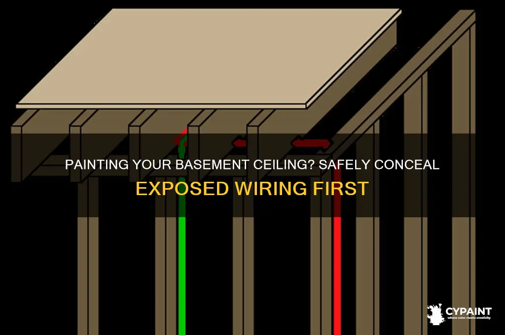 Painting Your Basement Ceiling? Safely Conceal Exposed Wiring First ...
