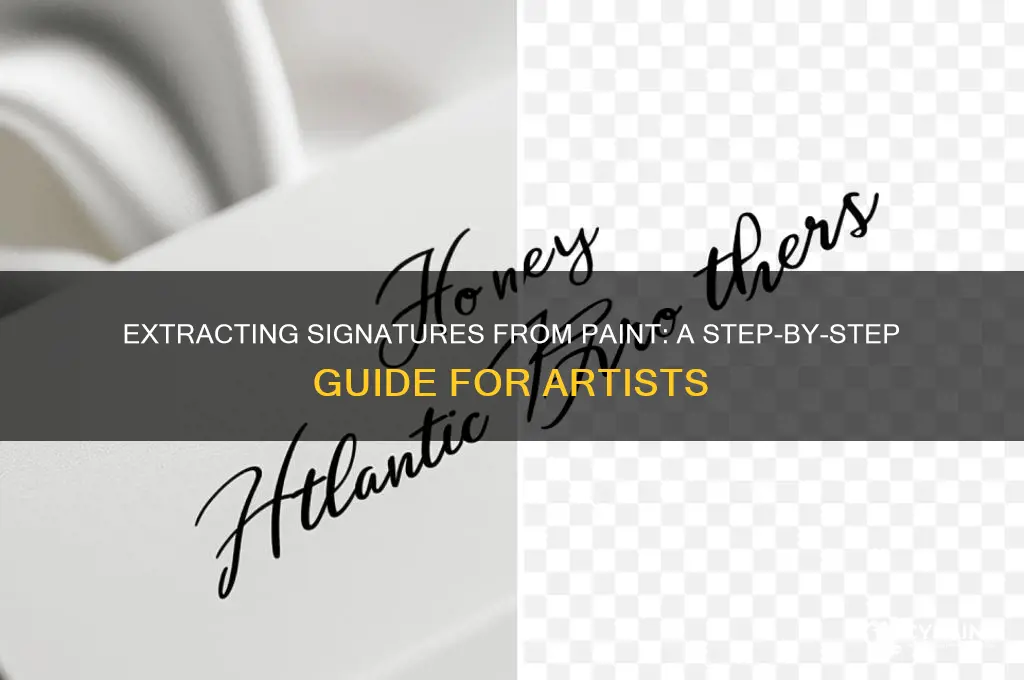 Extracting Signatures From Paint: A Step-By-Step Guide For Artists ...