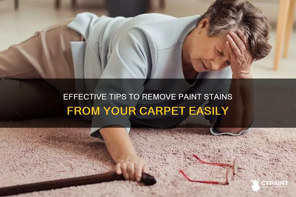 Effective Tips To Remove Paint Stains From Your Carpet Easily | CyPaint
