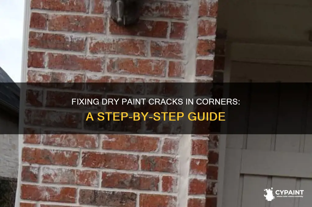 Fixing Dry Paint Cracks In Corners: A Step-By-Step Guide | CyPaint