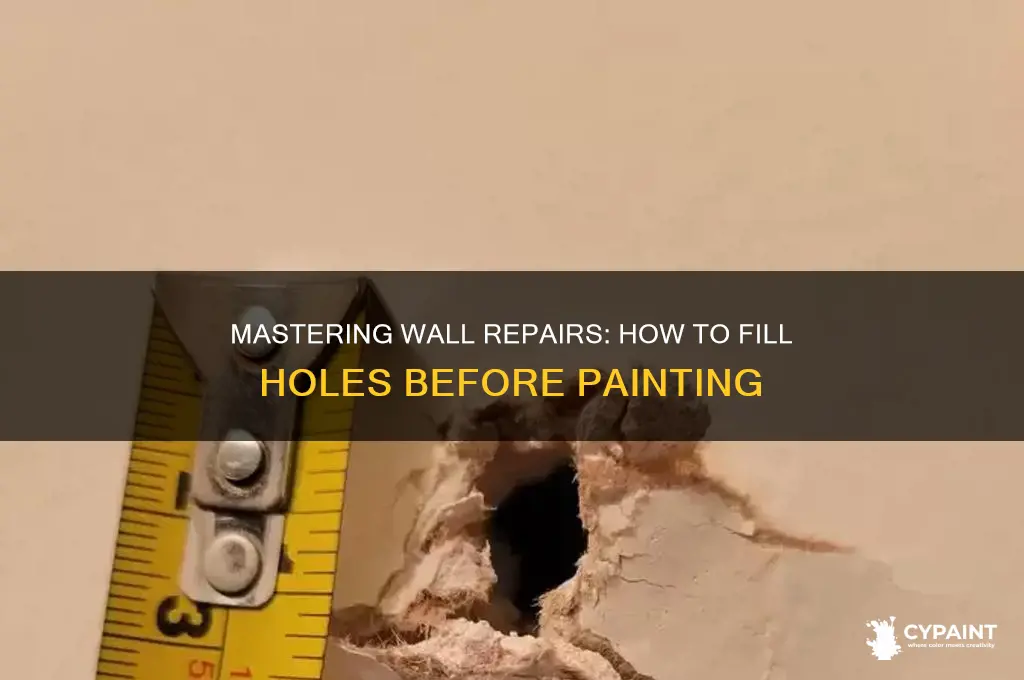 Mastering Wall Repairs: How To Fill Holes Before Painting | CyPaint