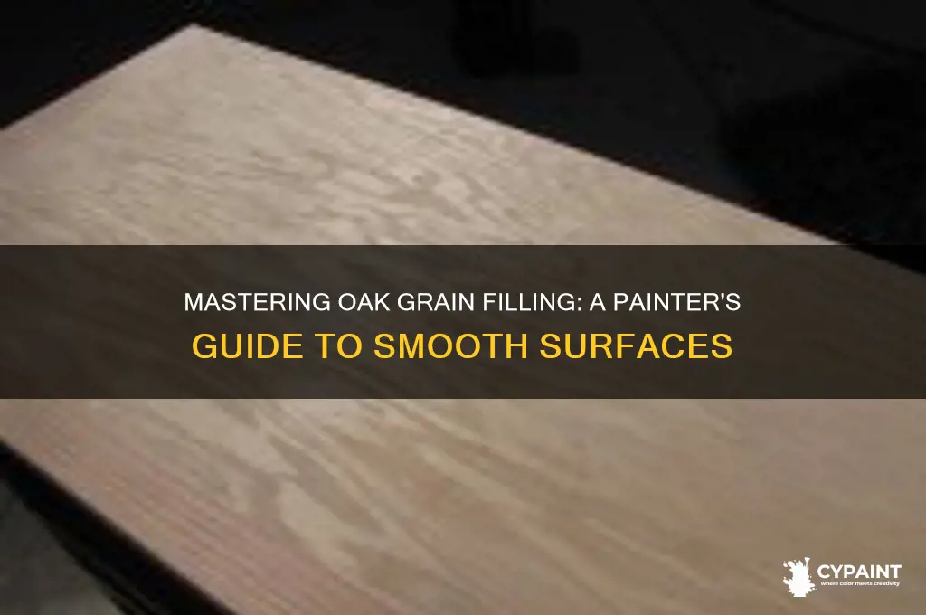 Mastering Oak Grain Filling: A Painter's Guide To Smooth Surfaces | CyPaint