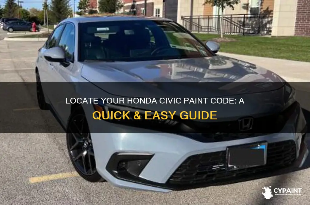Locate Your Honda Civic Paint Code: A Quick & Easy Guide | CyPaint