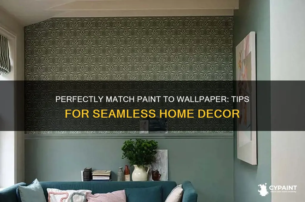 Perfectly Match Paint To Wallpaper: Tips For Seamless Home Decor | CyPaint