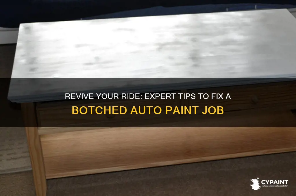 Revive Your Ride: Expert Tips To Fix A Botched Auto Paint Job | CyPaint