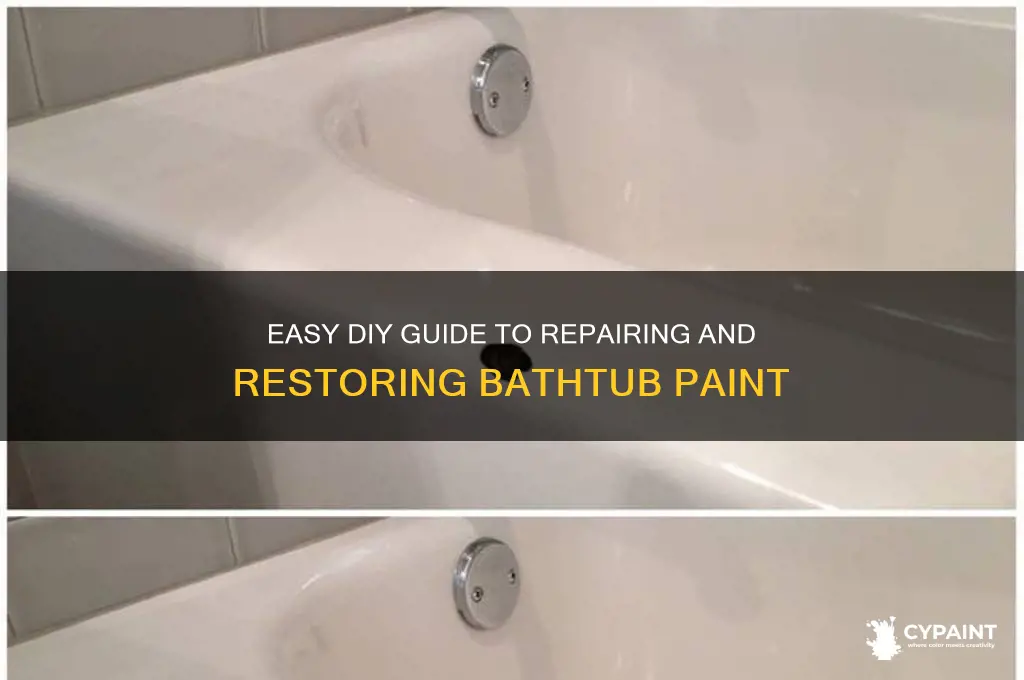 Easy Diy Guide To Repairing And Restoring Bathtub Paint | CyPaint