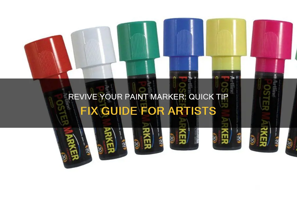 Revive Your Paint Marker: Quick Tip Fix Guide For Artists | CyPaint